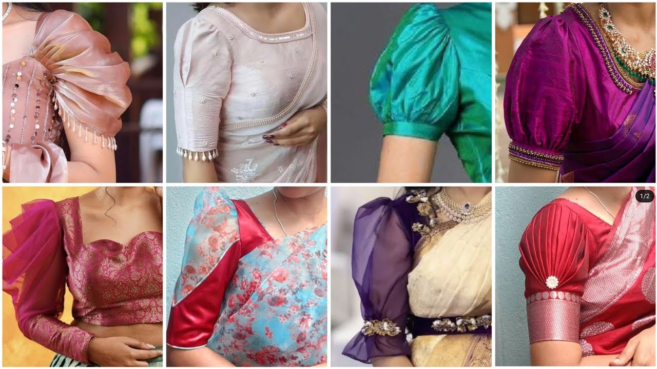 Puff Sleeve Designs Blouse Ideas2025/Baju ke design/Astin Ki Design ...