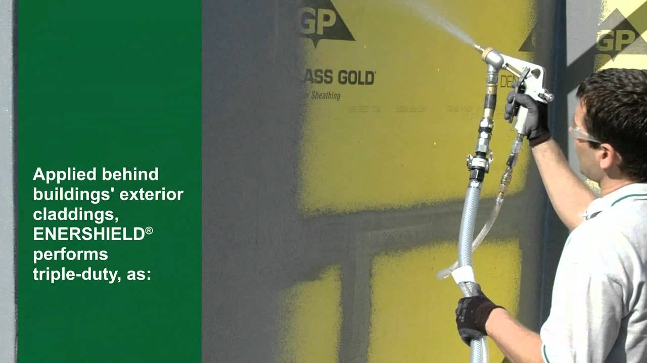 Enershield® Fluid Applied Air Water Resistive Barriers - YouTube