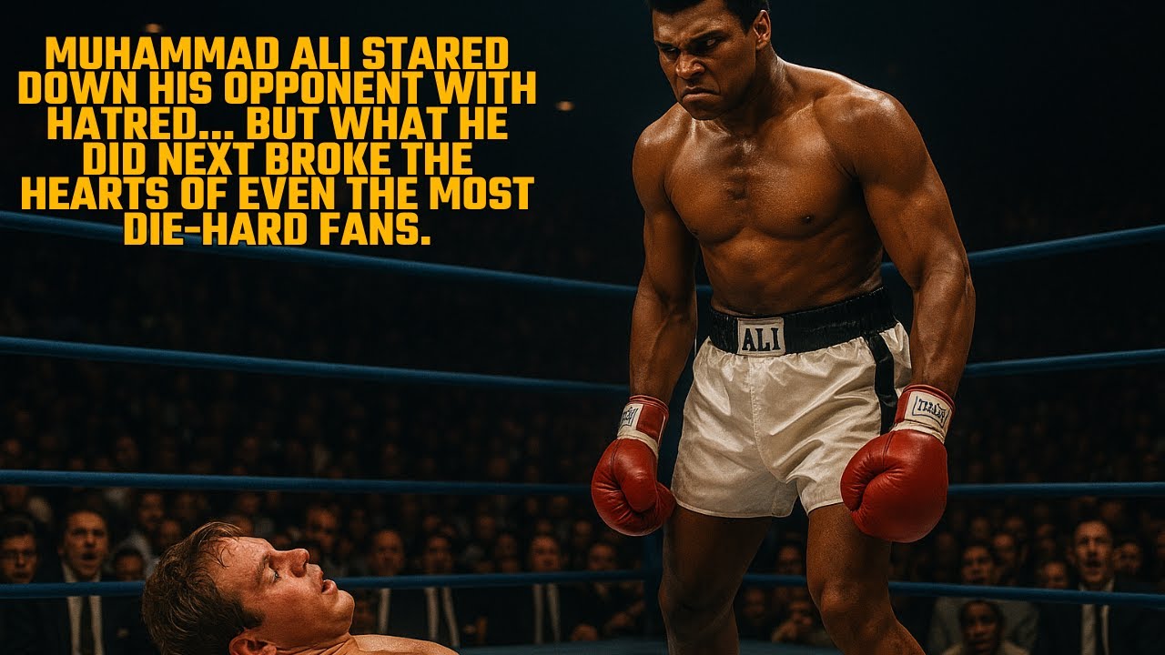Muhammad Ali stared down his opponent with hatred… but what he did next ...