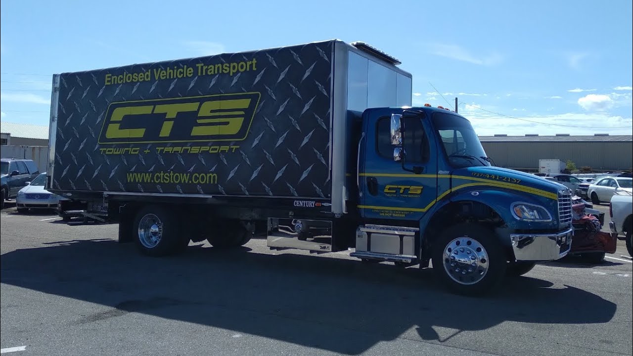 The new CTS Towing Enclosed Rollback - YouTube