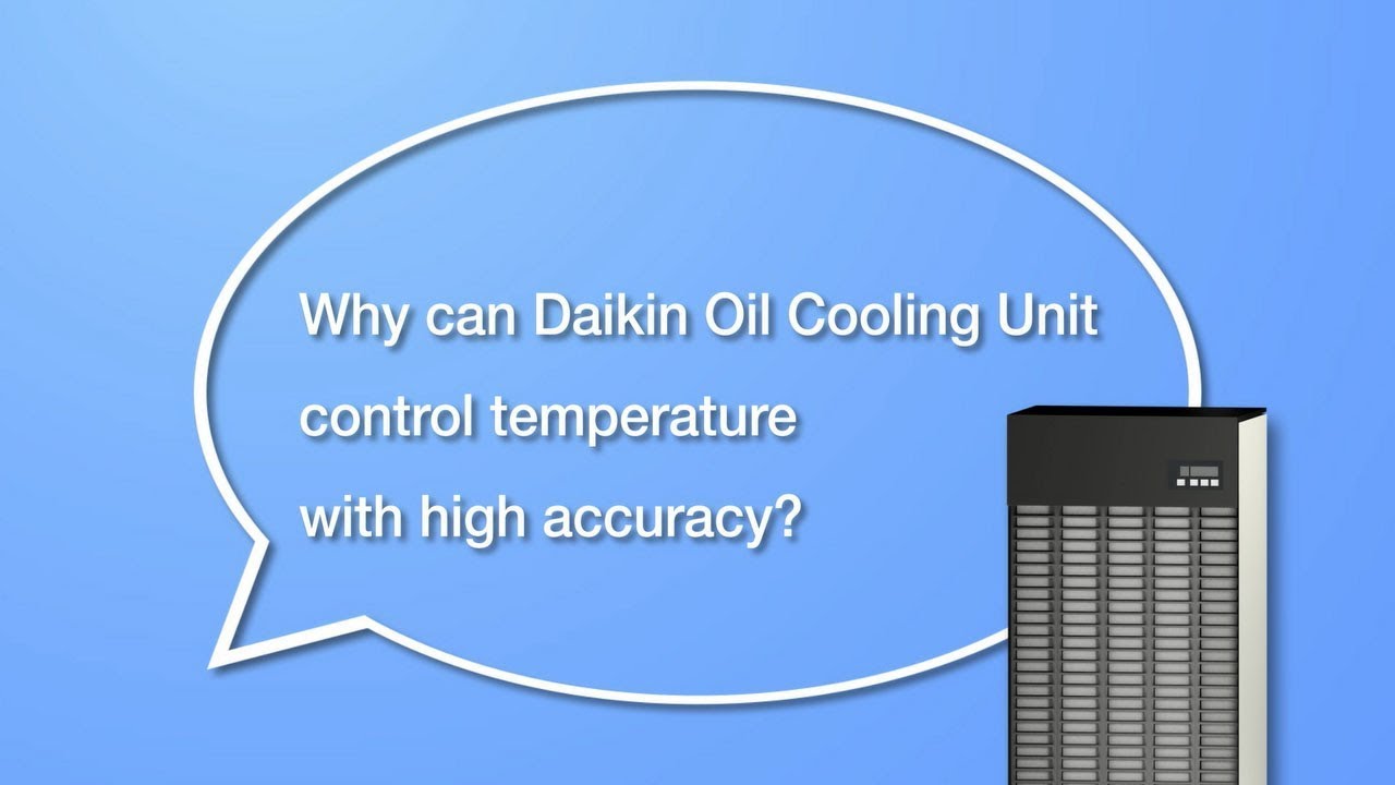 Oil Cooling Unit Relationship between temperature control and its ...