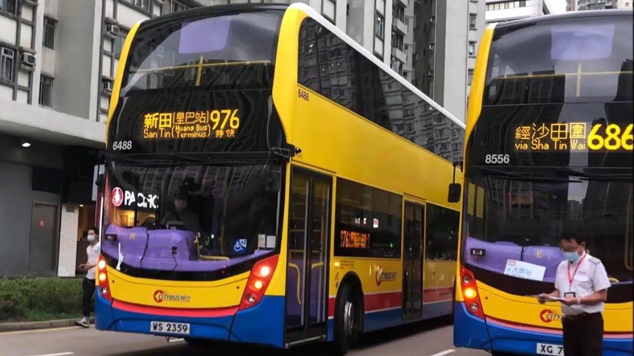 城巴976線普通速行車片段（往新田） - YouTube