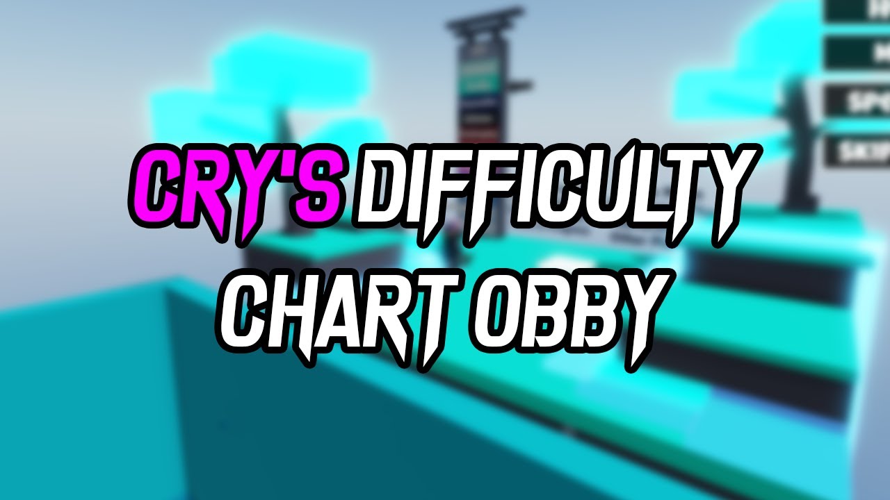 ROBLOX - Cry's Difficulty Chart Obby - All Stages - YouTube