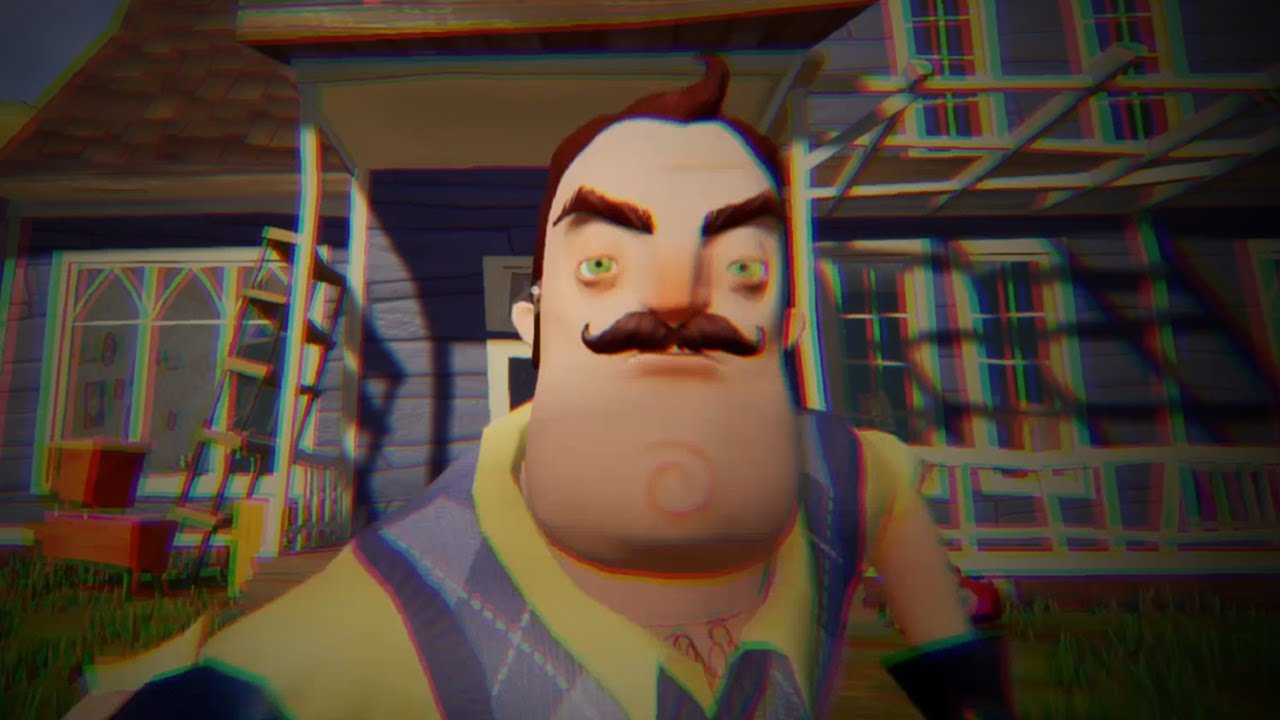 Having a Door Fight with my NEIGHBOR still he glitch and come into my ...