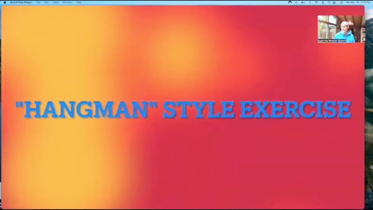 Reverse Speech - Ear Training Exercise #2 (Hangman Style) - YouTube