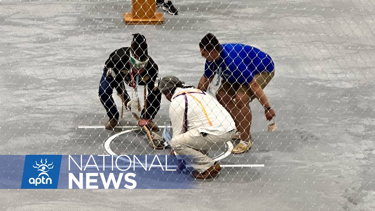 Nova Scotia box lacrosse team wins 7-5 at NAIG | APTN News - YouTube