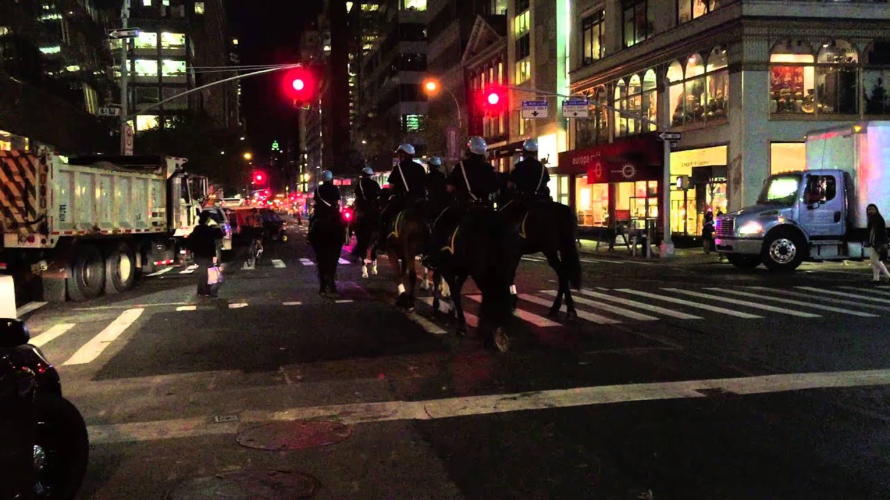 NYPD MOUNTED, MARKED & UNMARKED UNITS ALL GOING BACK INTO REGULAR ...