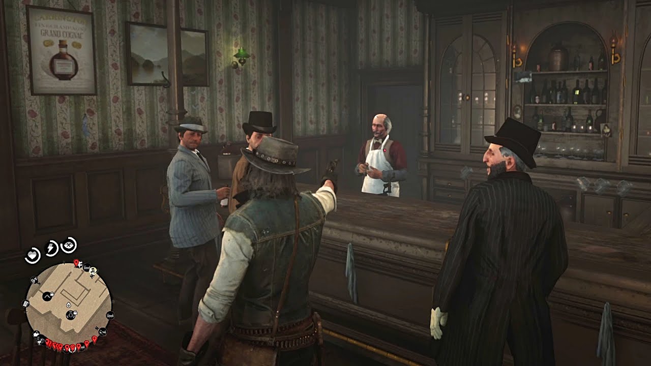 RDR2 - That's why you should never eat in Blackwater's Saloon.. - YouTube