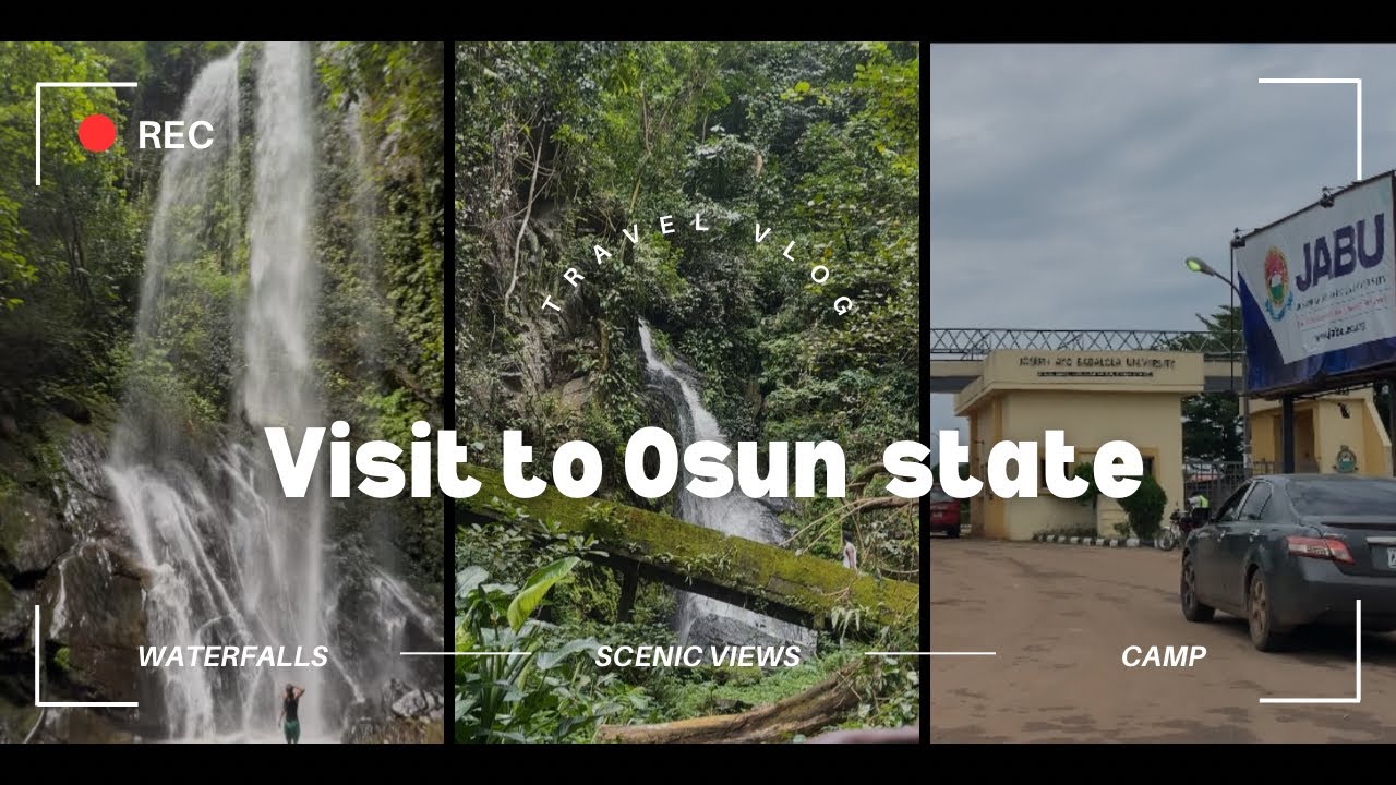 I visited the most popular water fall in Osun State - YouTube