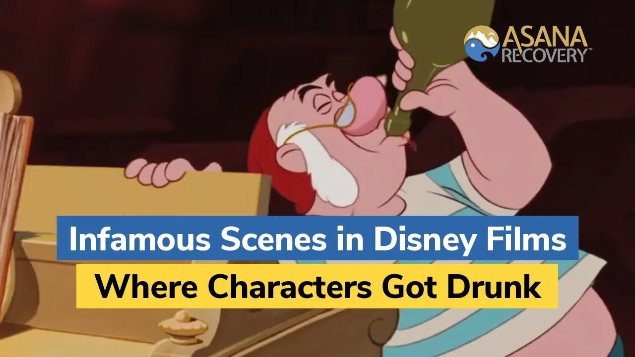 Infamous Scenes in Disney Films Where Characters Got Drunk - YouTube