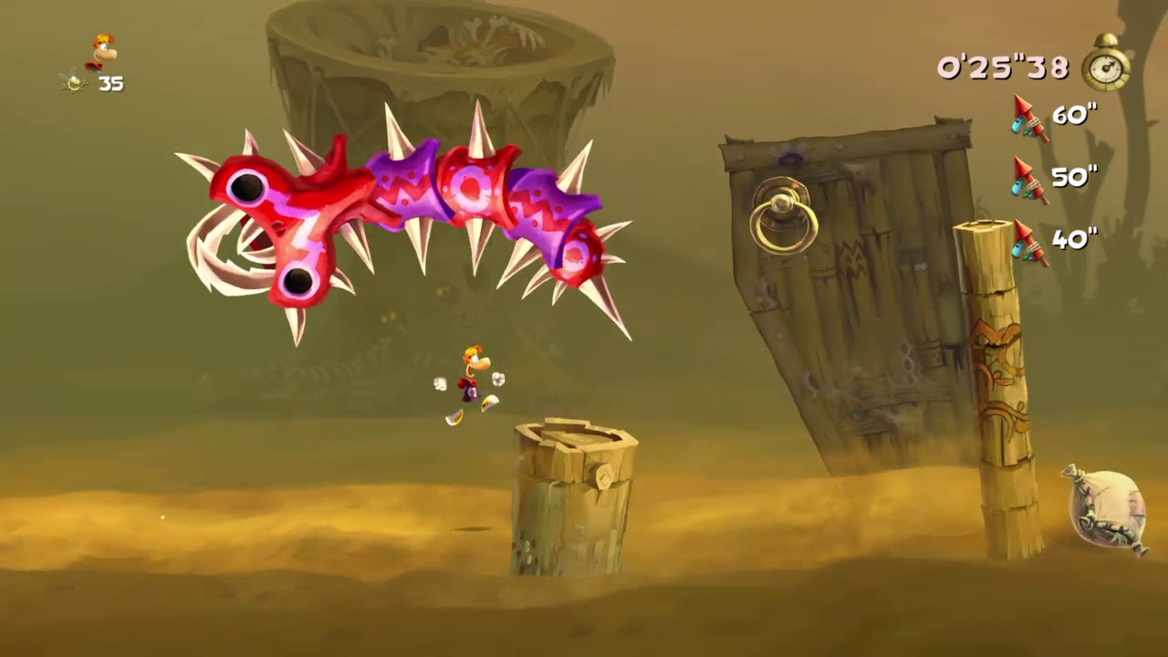 Rayman Legends quick sand invaded - YouTube