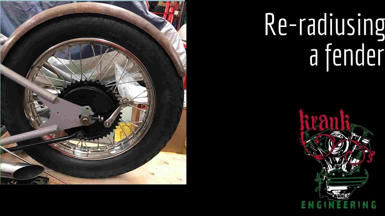How to re-radius a fender - YouTube