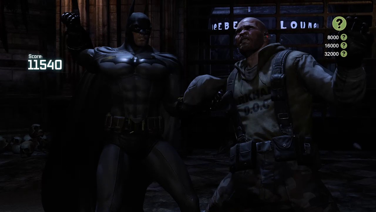 Batman arkham city batman combat finisher 1 - YouTube