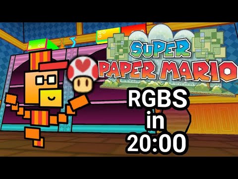 Super Paper Mario Red & Green Bridge Skip Speedrun (20.00) - YouTube