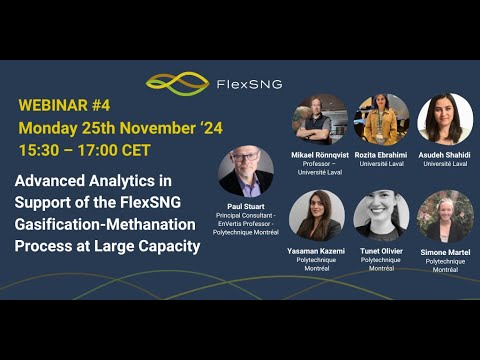 FlexSNG Webinar #4 - Advanced Analytics in Support of the FlexSNG Gasification-Methanation ...