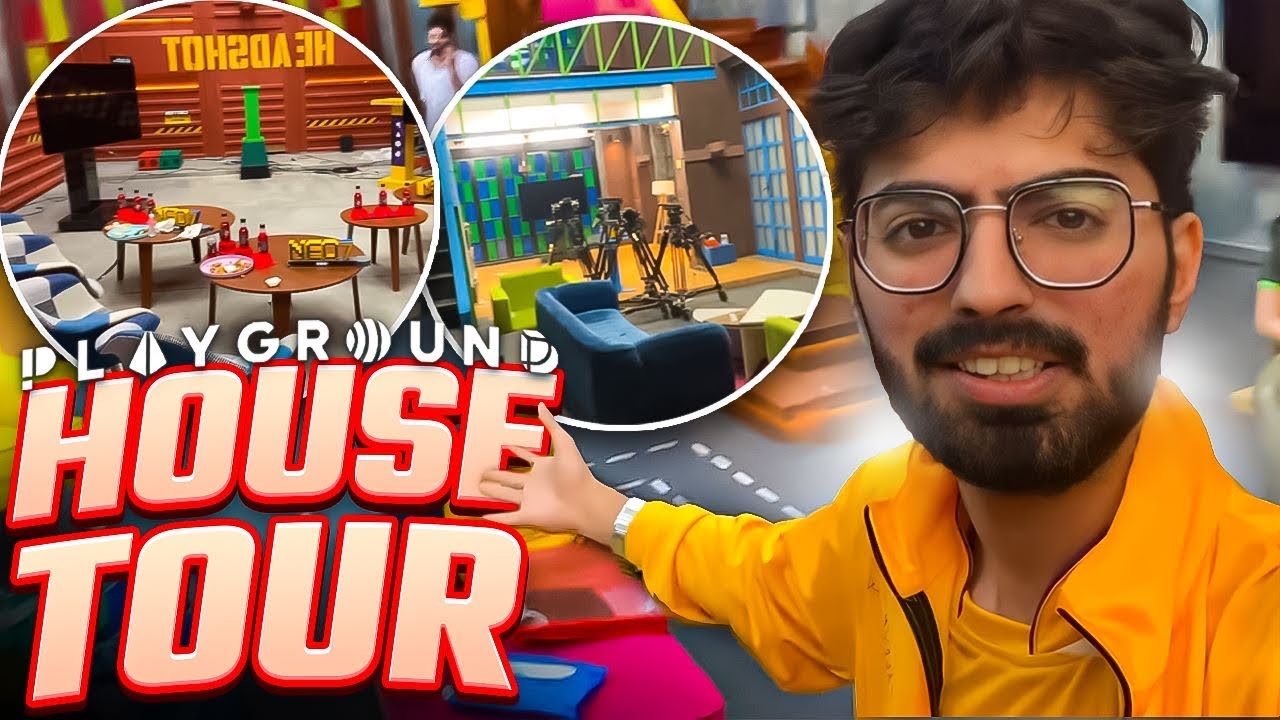 PLAYGROUND HOUSE TOUR | Jay Khatri Vlog : @PLAYGROUND_GLOBAL Season 2 - YouTube