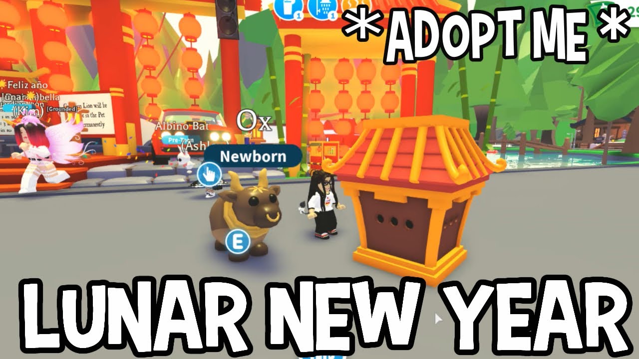 Roblox *Adopt Me* Lunar New Year *UPDATE* - Ox Box , Pets, and NEW ...