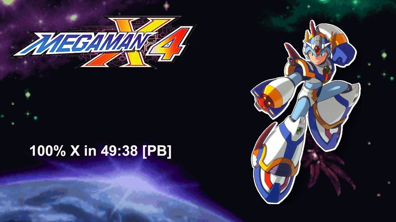 Mega Man X4 - X 100% in 49:38 - YouTube