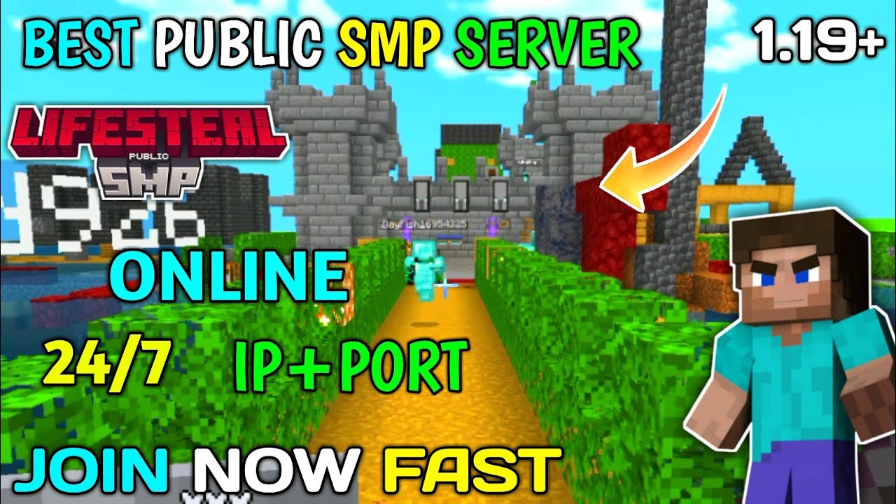 Best Lifesteel Smp Server for Minecraft pe+Java 1.19+ | How to Join 24/ ...