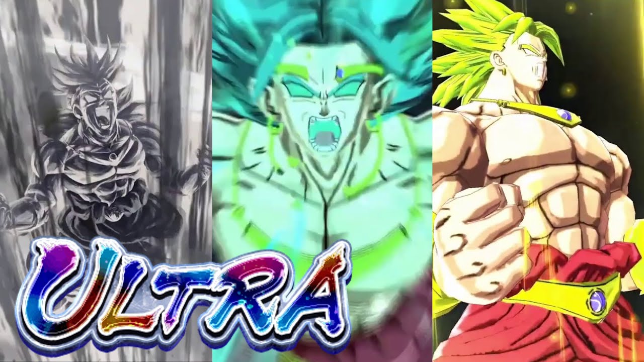 ULTRA LSSJ BROLY! GAMEPLAY AND REACTION! ( DRAGON BALL LEGENDS ) - YouTube