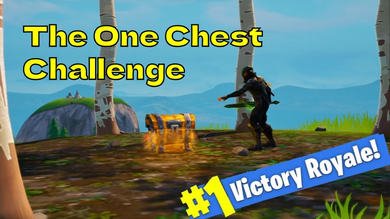 The *ONE CHEST* CHALLENGE in Fortnite - YouTube