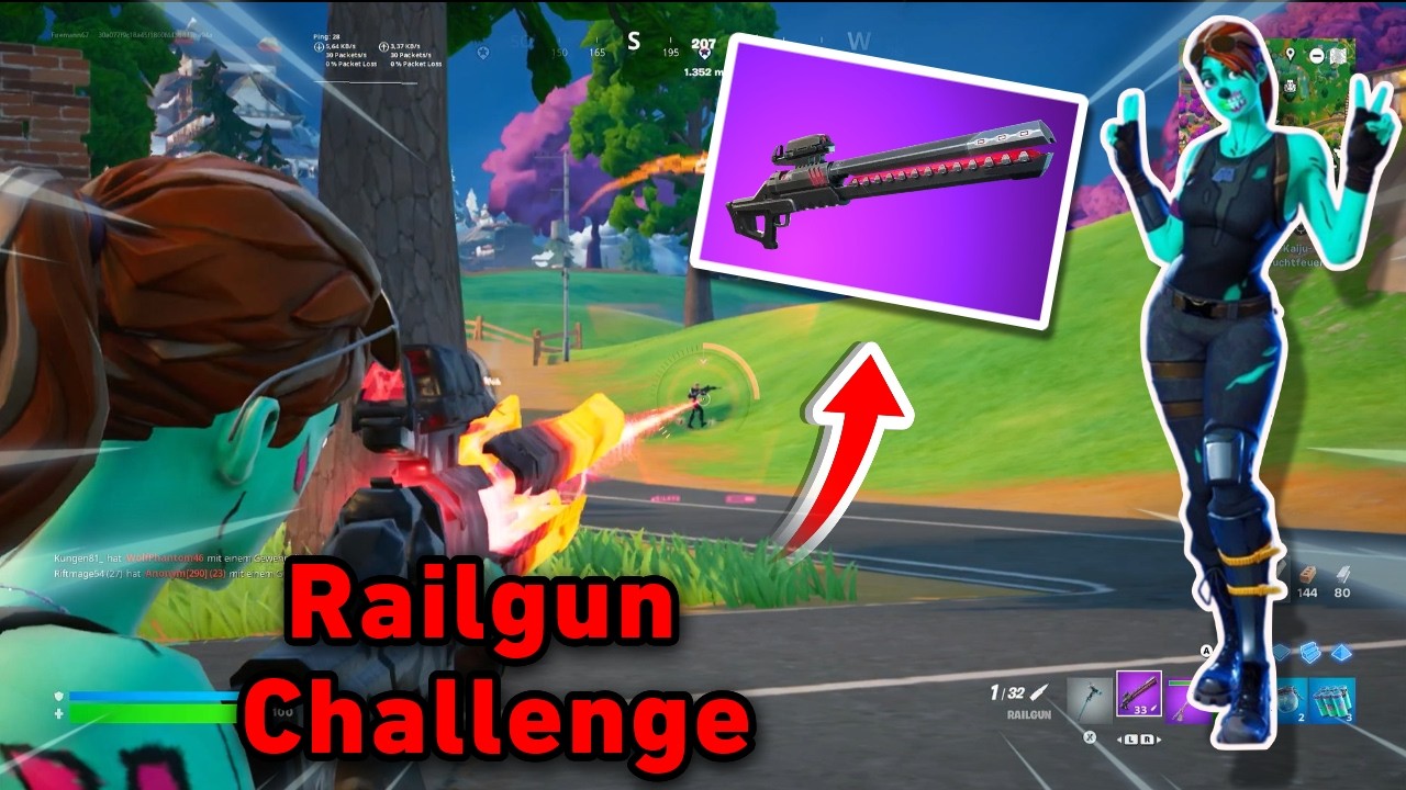 Fortnite aber ich darf nur die Railgun verwenden - YouTube