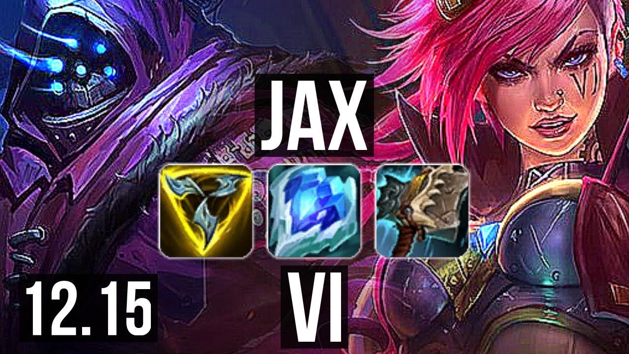 JAX vs VI (TOP) | 1200+ games, 1.2M mastery, 7/2/7 | EUW Master | 12.15 ...