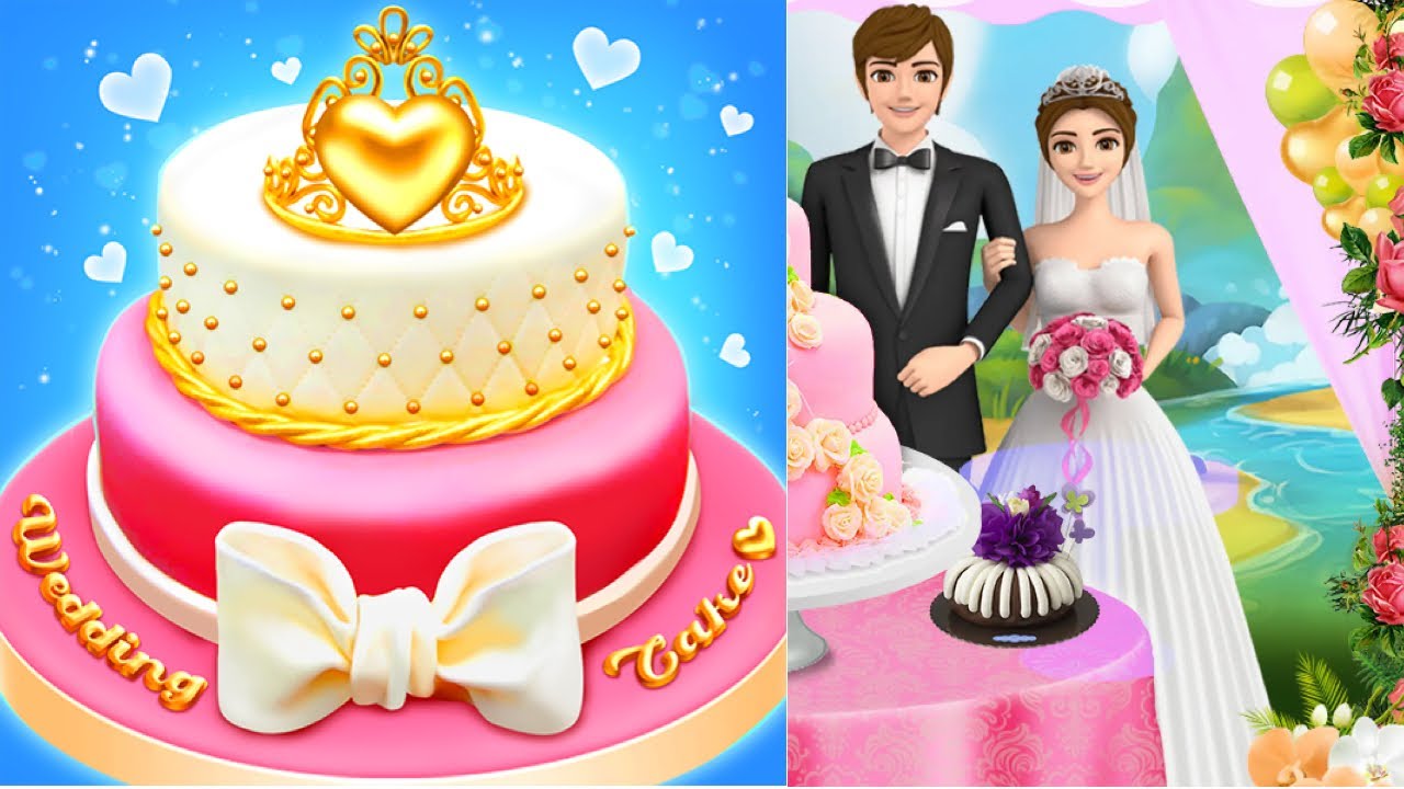 Best Wedding Doll Cake Marker Game - New Cooking Game For girl | Baby ...