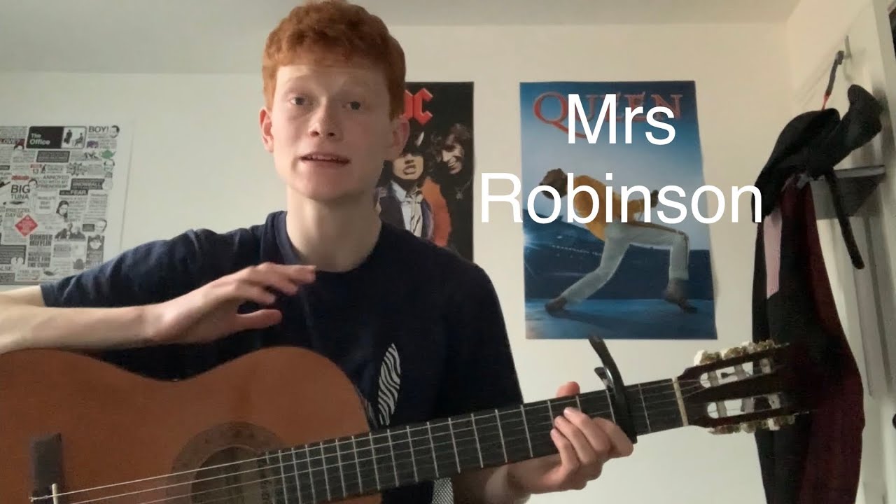 How to play Mrs Robinson by Simon and Garfunkel | Beginner Guitar ...