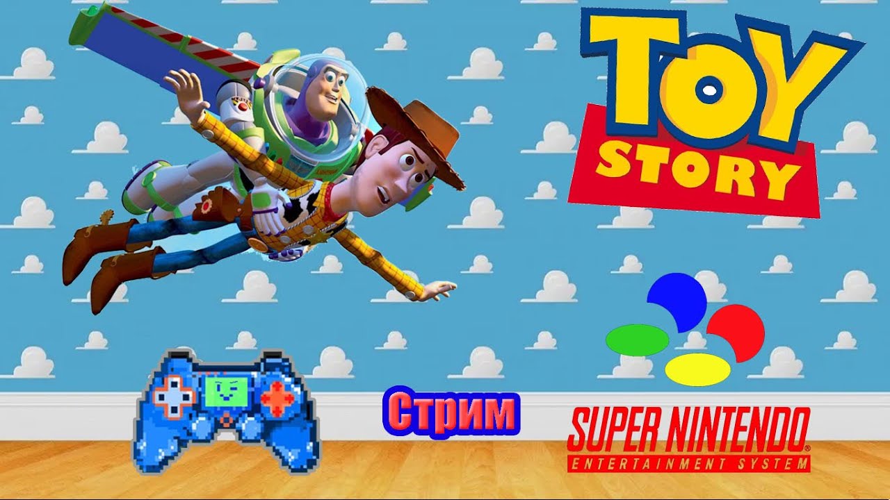 СТРИМ: Toy Story | Прохождение | Super Nintendo, SNES, Super Famicom ...