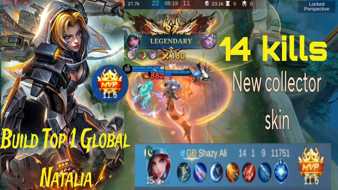 14 KILLS INSANE DAMAGE NATALIA CORE NATALIA NEW COLLECTOR SKIN- BUILD ...