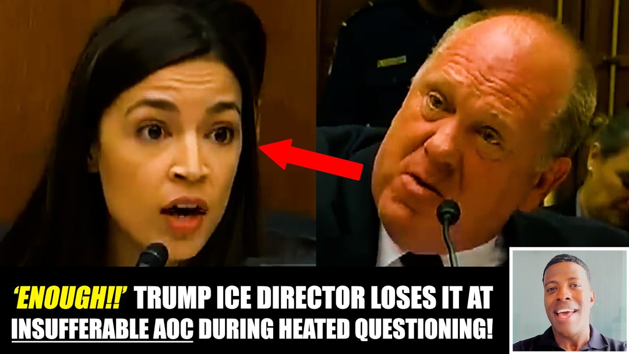 AOC annoys the hell out of Tom Homan, watch him EXPLODE at her in front ...