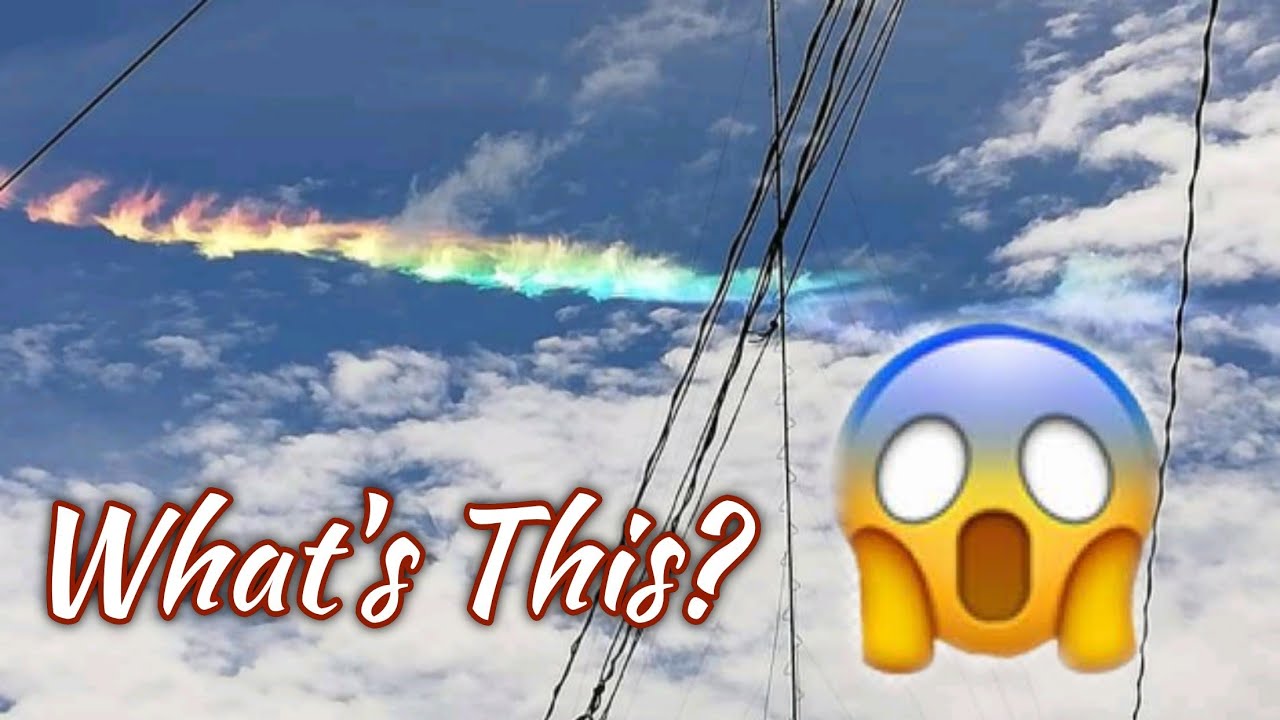 Looks like Fire Rainbow clouds||Amazing - YouTube