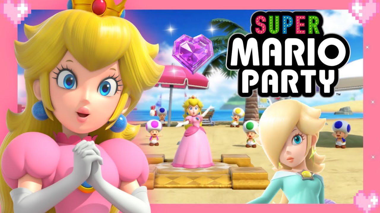 💗 Super Mario Party (Challenge Road / Mushroom Beach) Gem of Passion ...