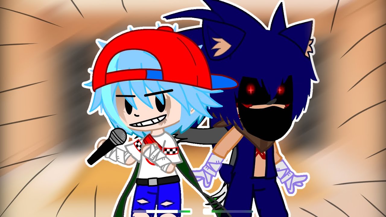 Needlemouse, lord X, Fatal error, majin, react to VS Sonic EXE TOO SLOW ...