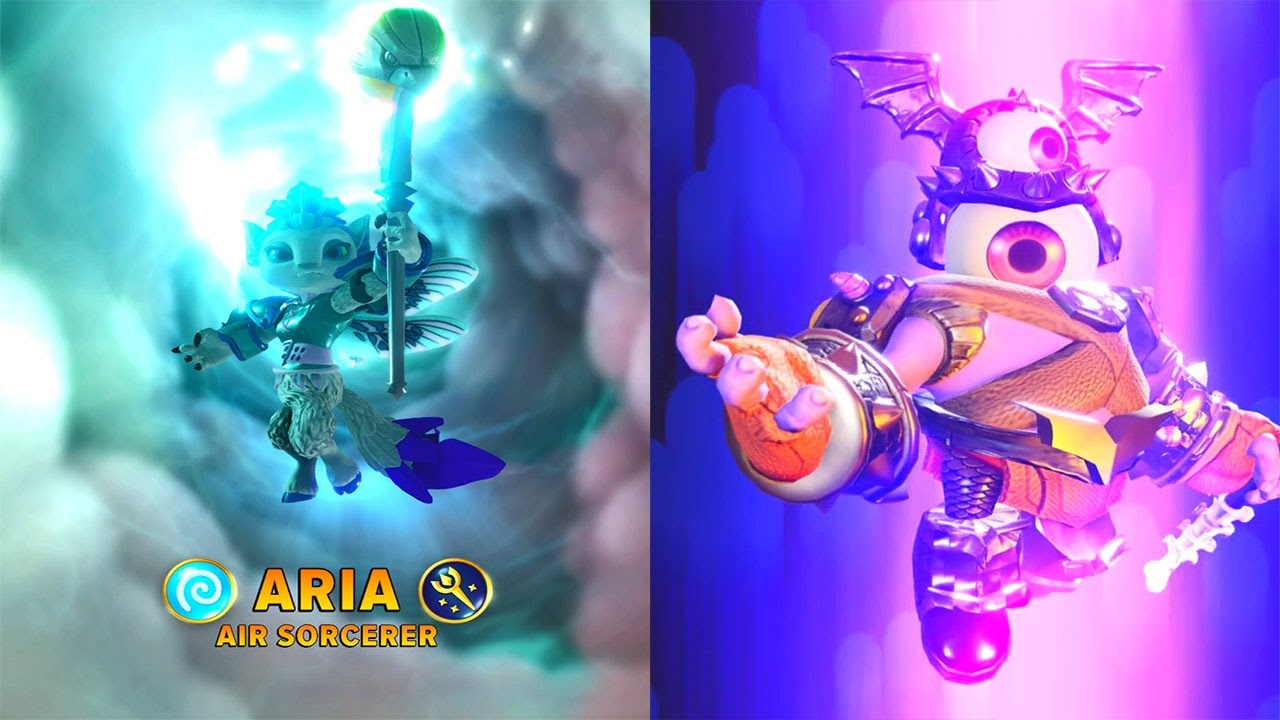 Skylanders Imaginators - Sorcerer Imaginator vs Sorcerer Doomlander ...