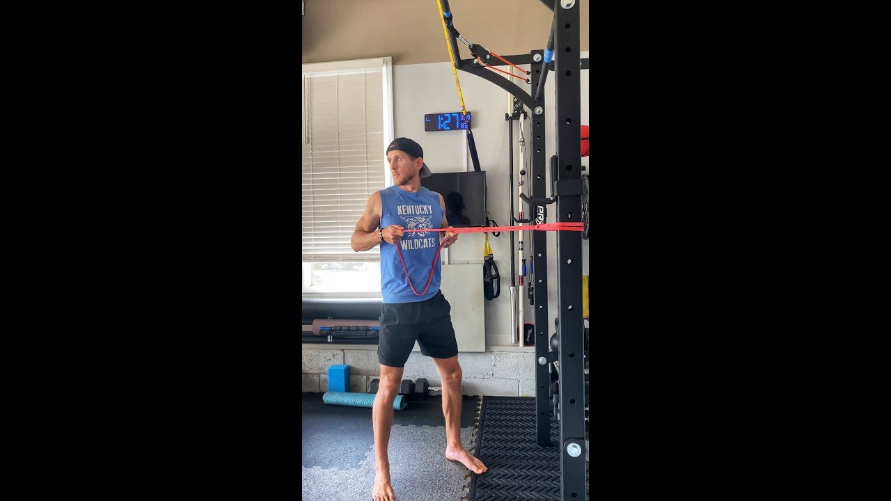 Banded scapular retraction & head rotation - YouTube