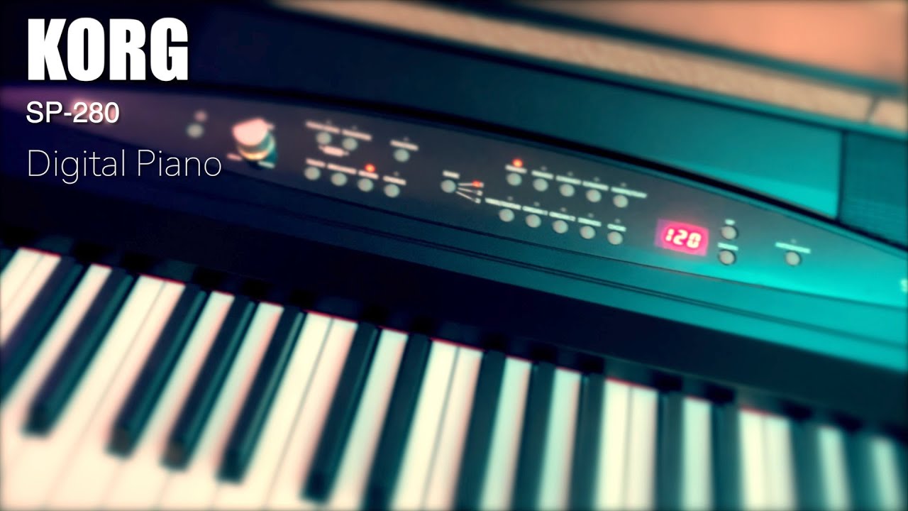 KORG SP-280 Digital Piano - 88 Tasten Hammermechanik - YouTube