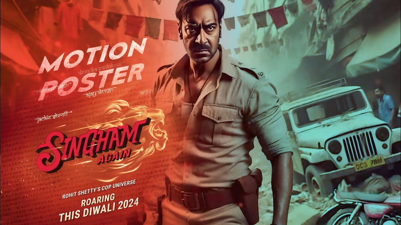Singham Again Motion Poster Release date update | Ajay Devgan - YouTube