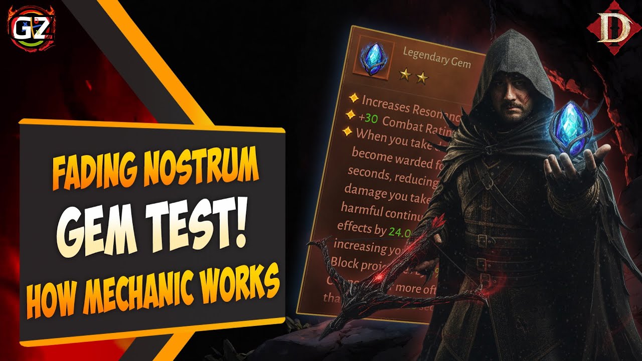 Fading Nostrum TWO STAR Gem TEST – This is How It Works | Diablo ...