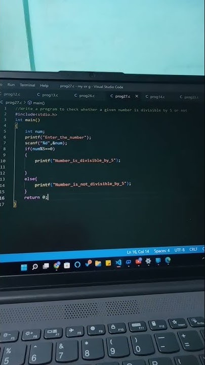 wap to check the whether the given number is divisible by 5 or not ...