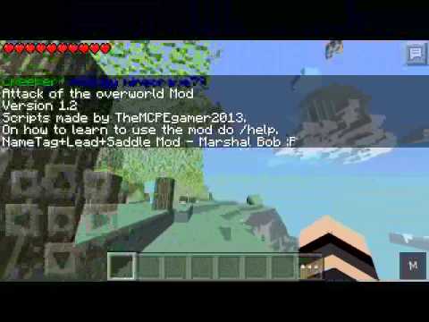 Mcpe 0.8.1 Mis Script Aether/NetherAndEnd Mod!! - YouTube