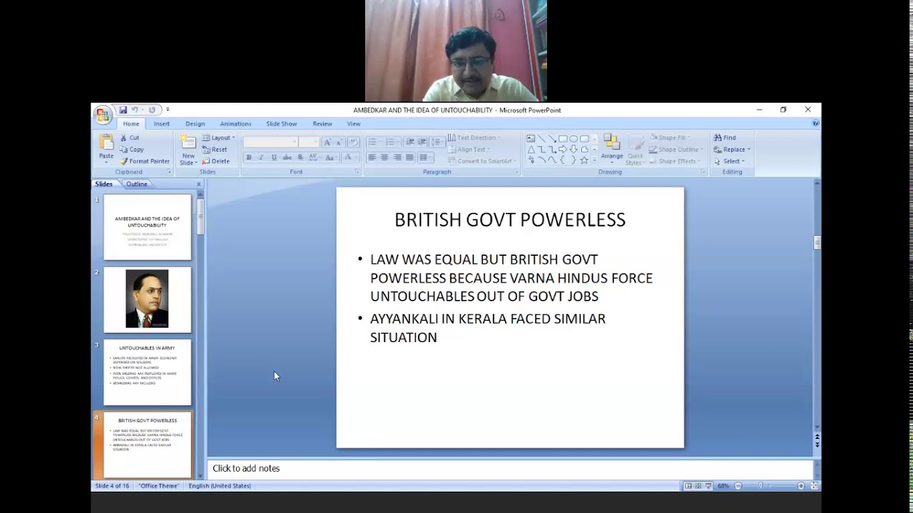 EnglishProf Indranil Acharya,,Dr Ambedkar and the Idea of ...