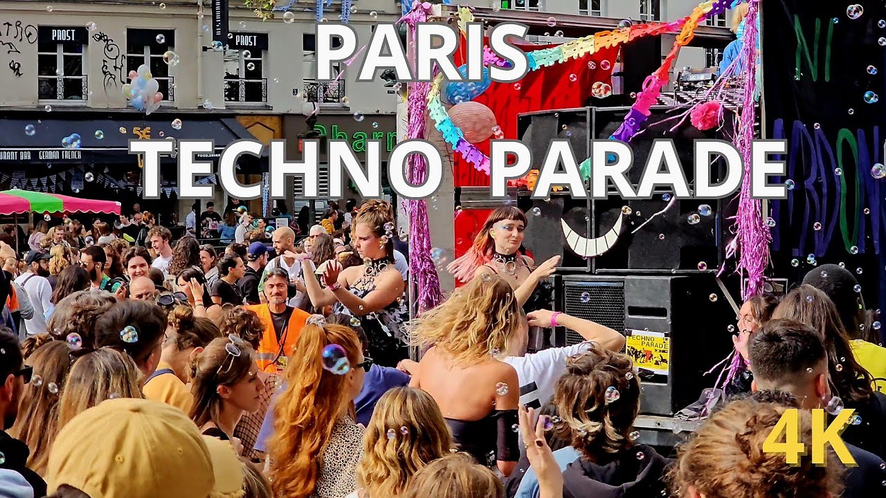 Paris TECHNO PARADE 2023 #fun #music #techno #4k - YouTube
