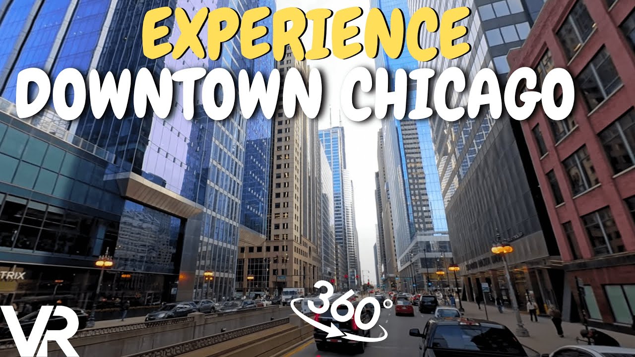 Downtown Chicago in 360° | Stunning VR City Drive - YouTube
