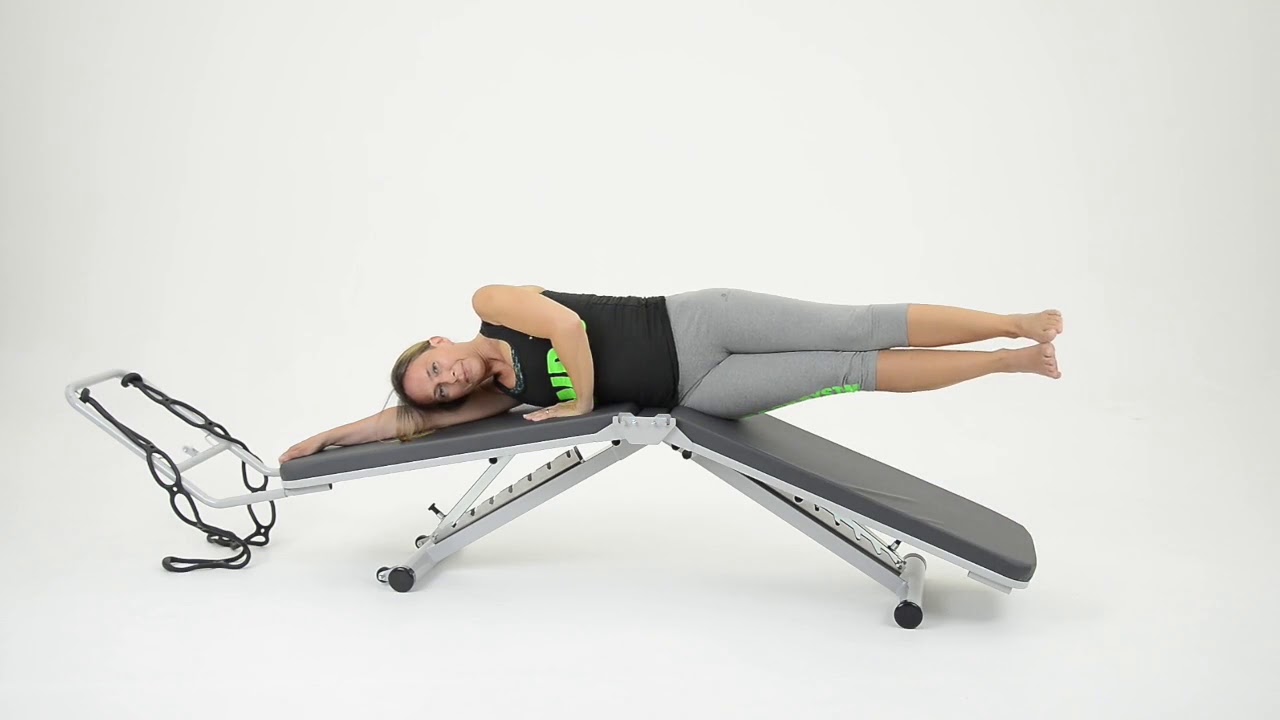 Esercizio N. 16: Decubito laterale - Sollevamento laterale delle gambe ...