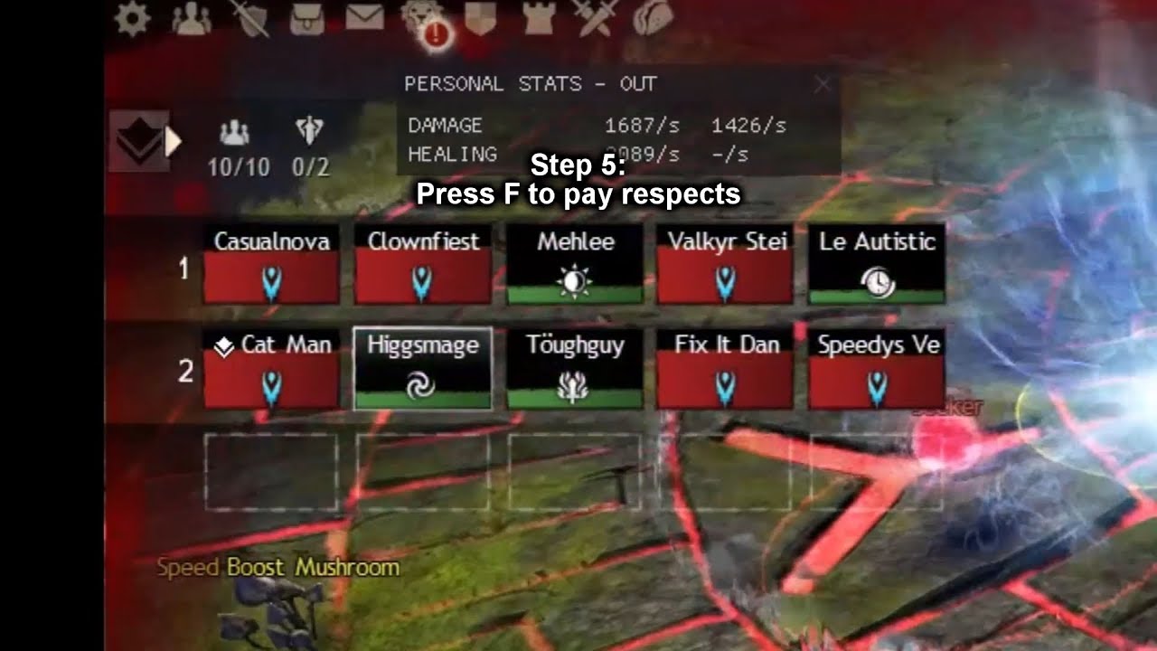 [GW2][Meta] Vale Guardian - 9.6k HPS clown fiesta fail STEP-BY-STEP ...