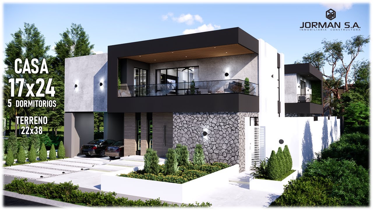 Beautiful House Design with 5 Bedrooms Family Home | 17x24m 2Storey ...
