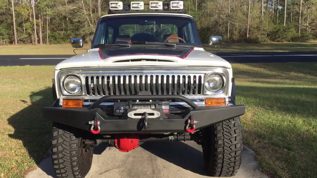 79 Cherokee Chief Cummins Turbo diesel - YouTube