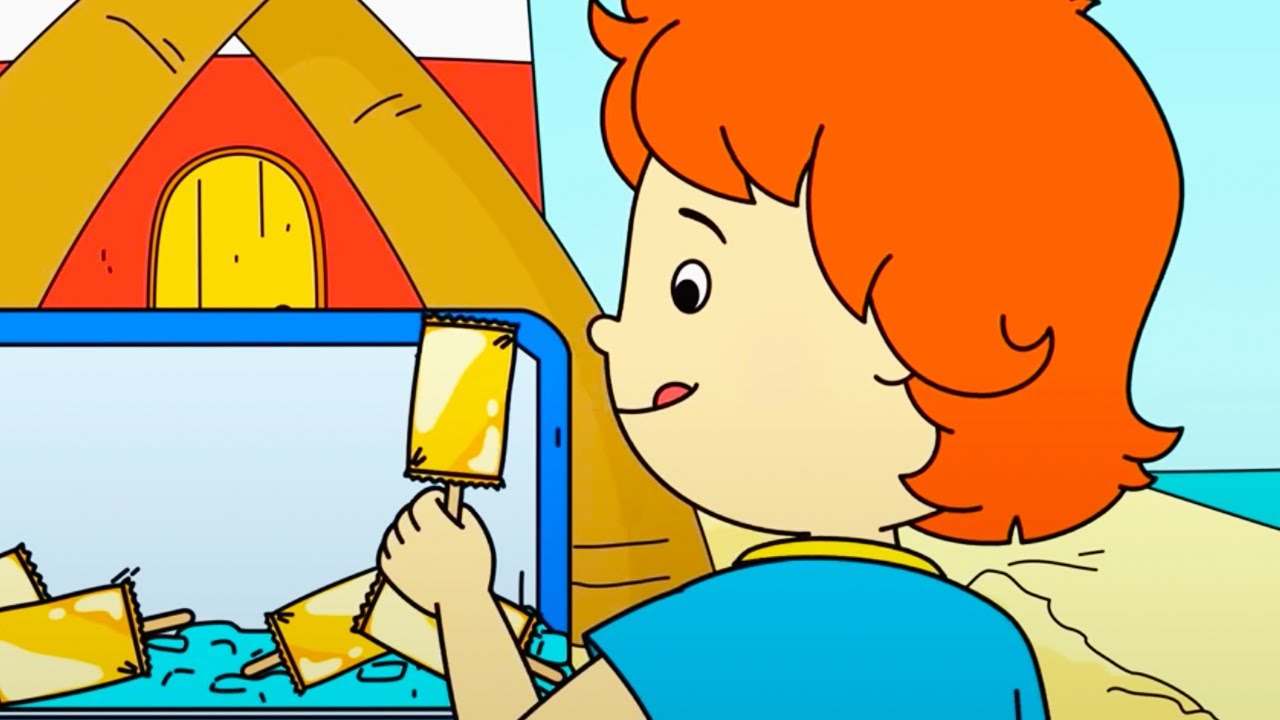Gold Ice Cream | Caillou Cartoon - YouTube